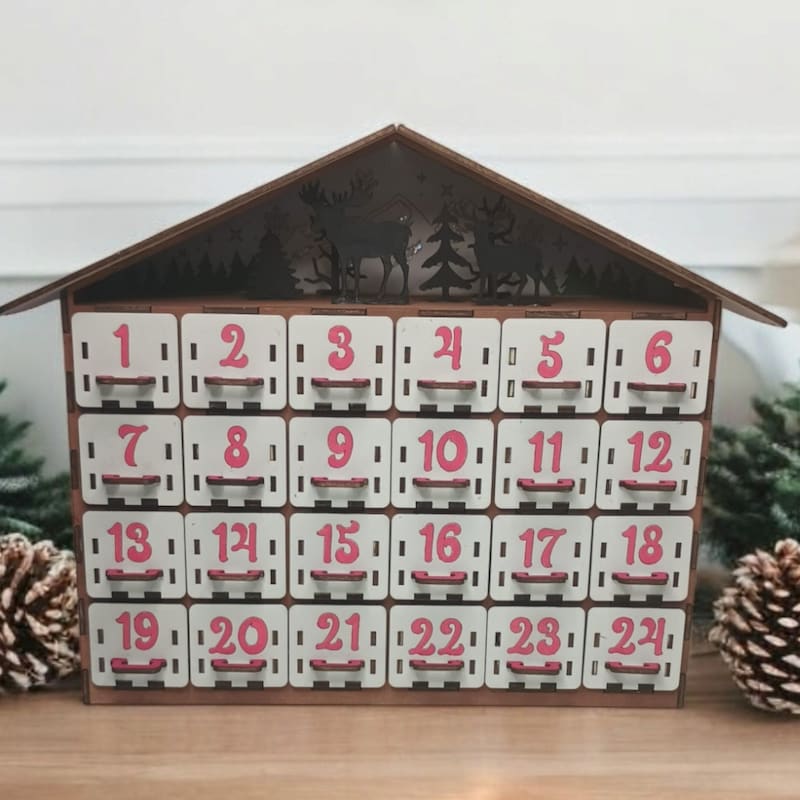 Fillable Advent Calendar - Etsy