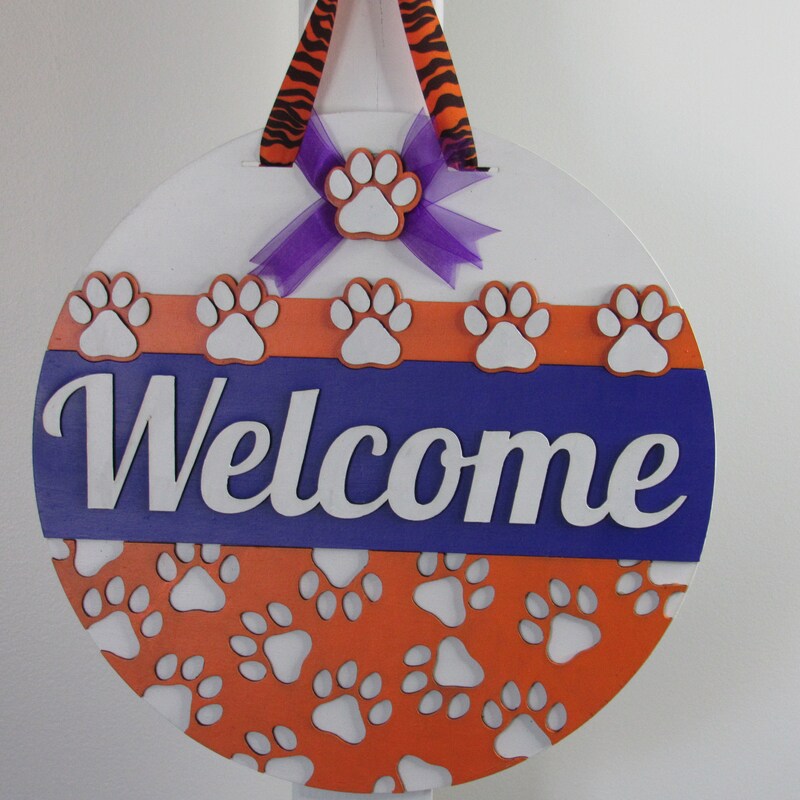 Clemson Sign - Etsy