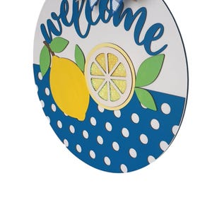 Lemon Welcome Sign – Summer Front Door Decor or Housewarming Gift Idea ...