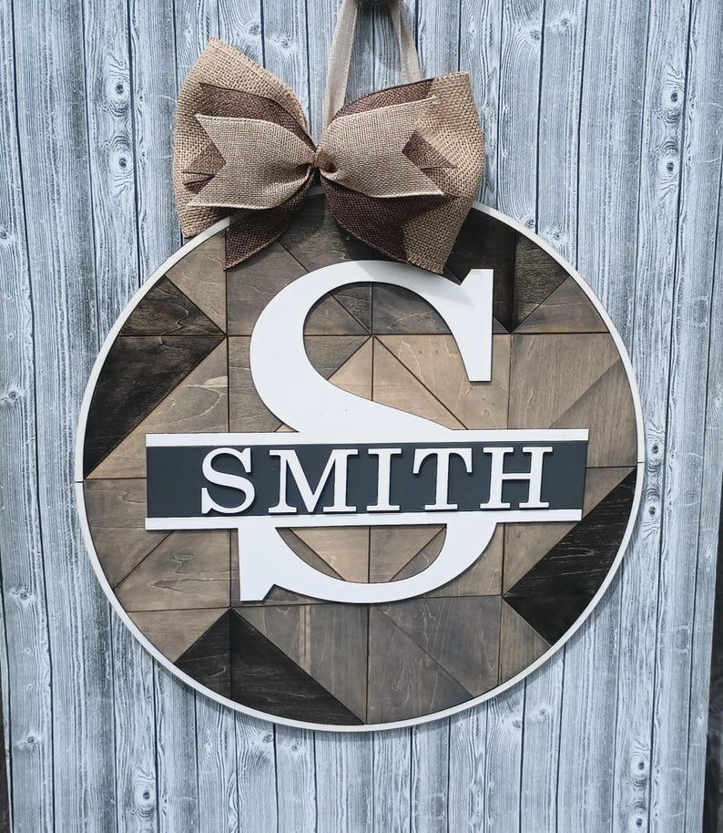 Housewarming Gift Personalized Welcome Sign – Custom Last Name Sign for ...