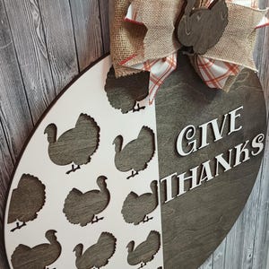 Thanksgiving Door Hanger | Fall Decor Wall Sign | Fall Lover Gift ...