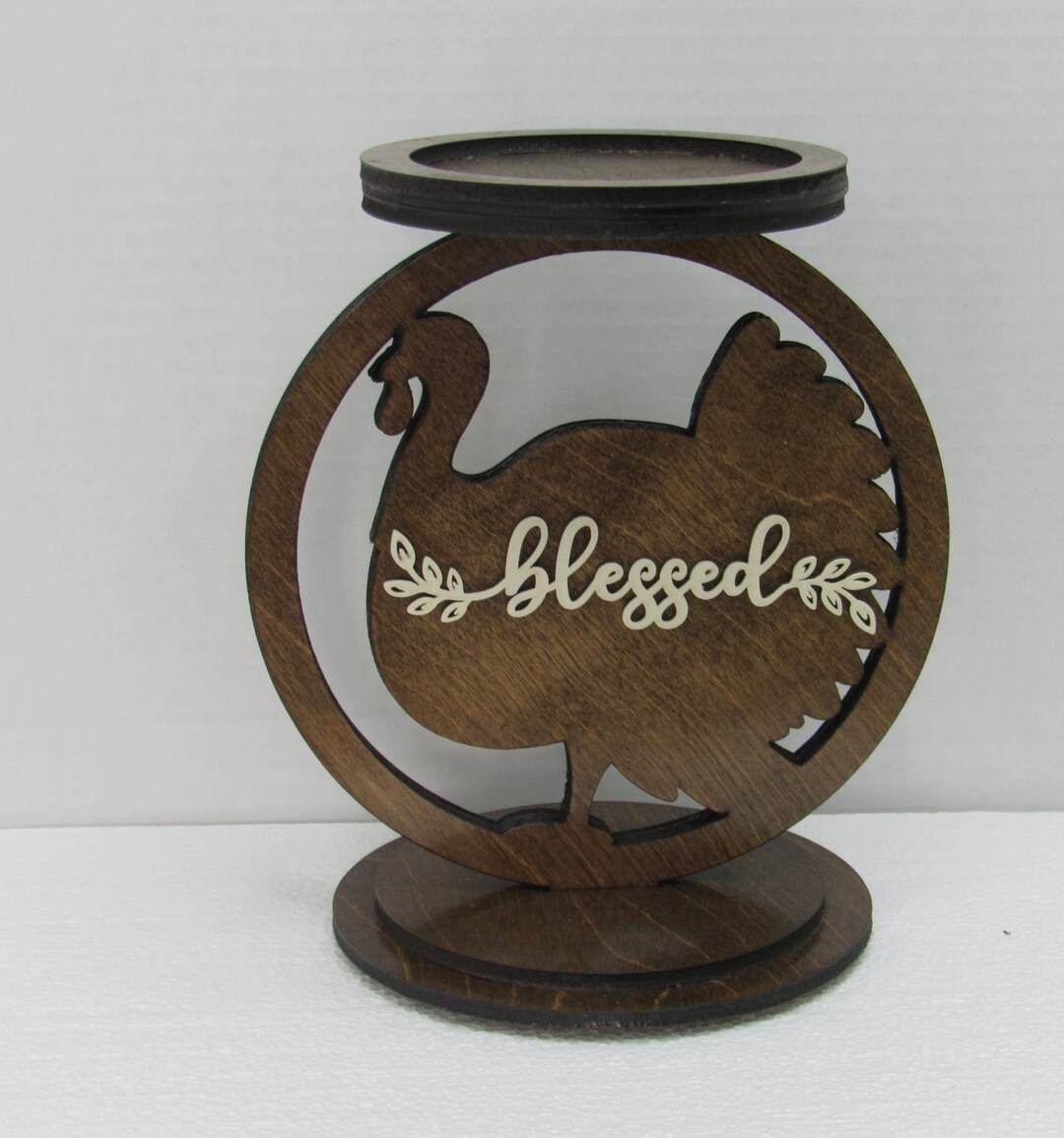 Thanksgiving Centerpiece for Table Turkey Candle Holder Candle Holder ...