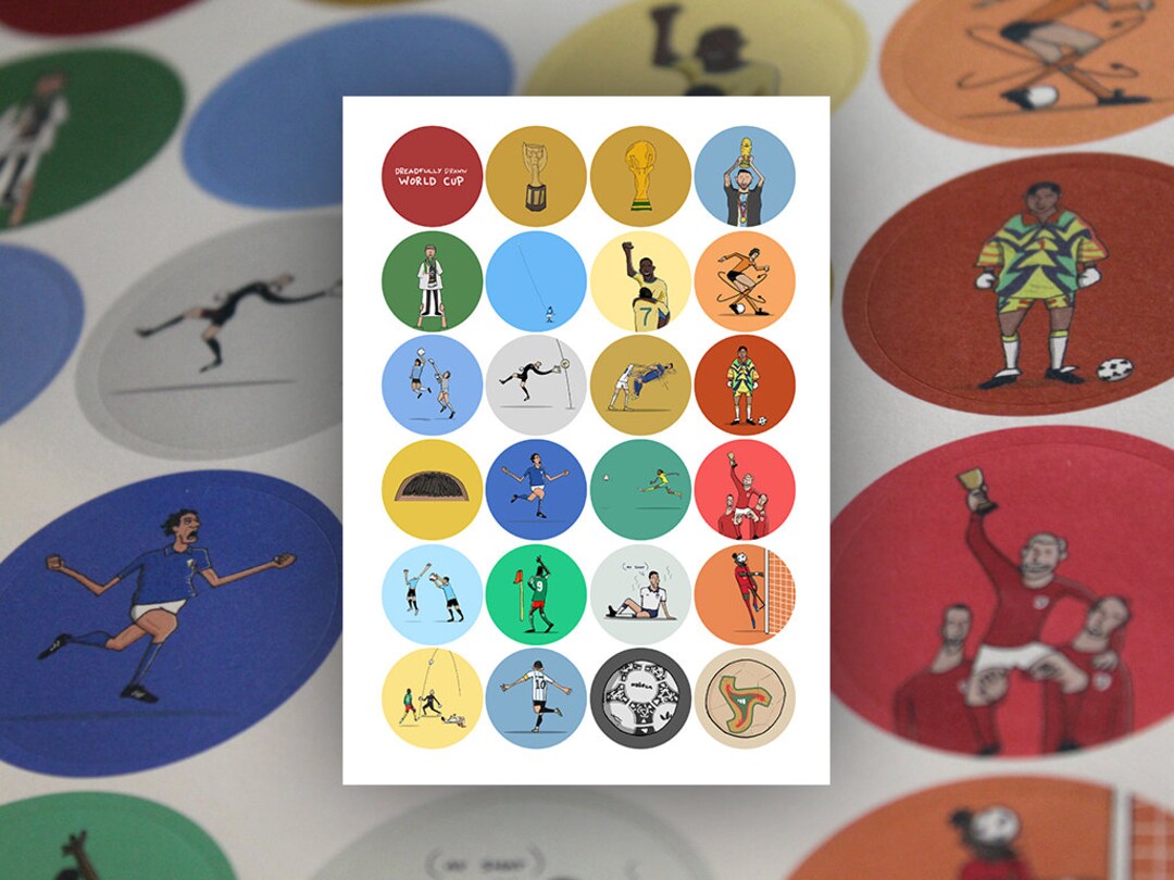 Stickers | Iconic World Cup Moments (first Edition) - Etsy