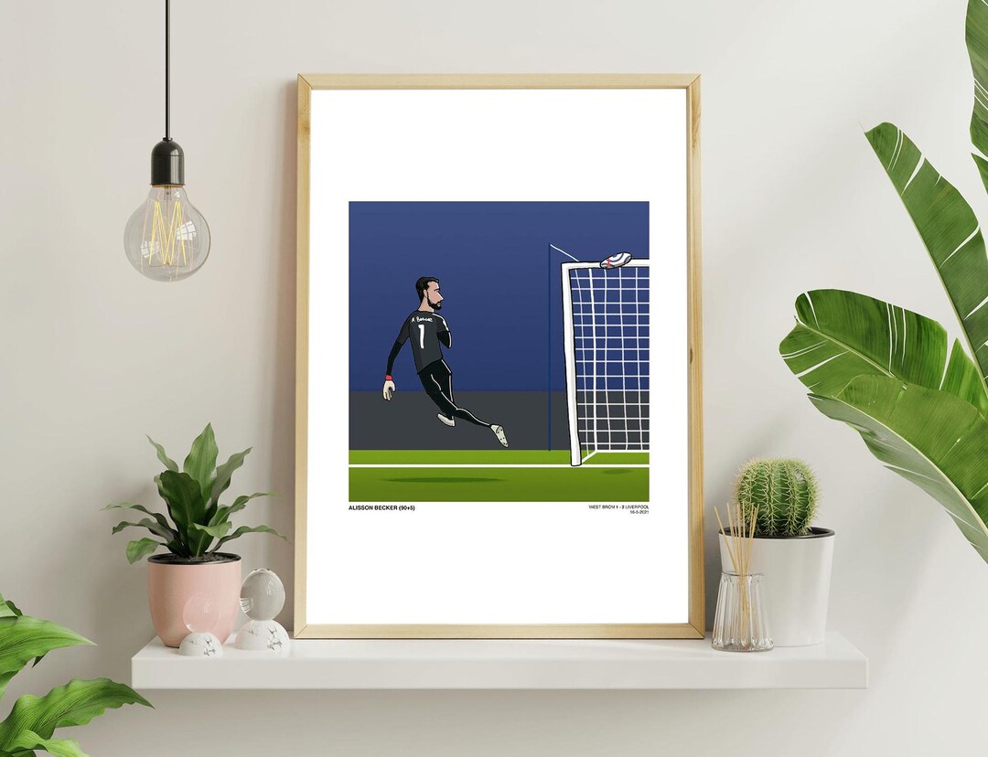 Alisson Becker 905 A4 Liverpool Print - Etsy UK