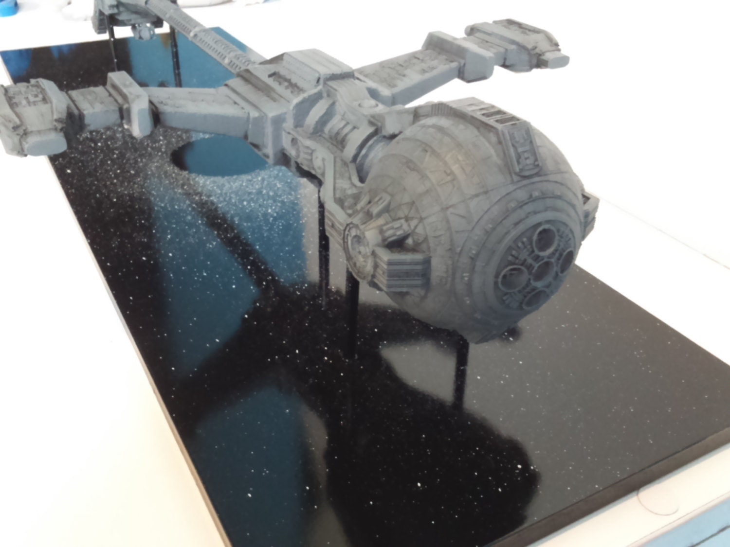 Event Horizon spaceship 1/4000 scale model | Etsy