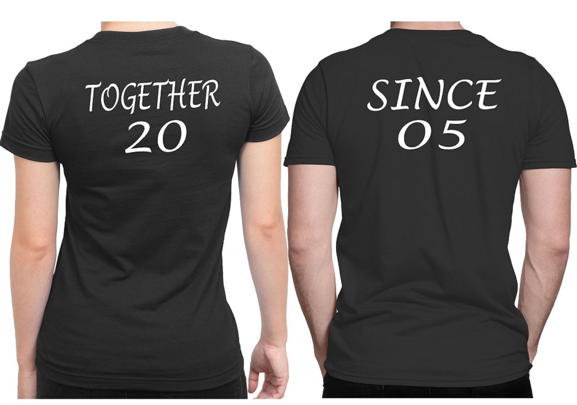 Together Since Shirts Couple Shirts Couple Tees Couple | Etsy