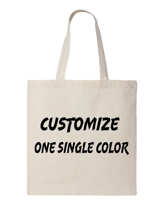 Customizable Tote Bag Create Your Own Tote Bag Print Your | Etsy