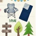 CAMPING, Digital Stickers - Hand Drawn, Pre-cropped Pngs, Goodnotes ...