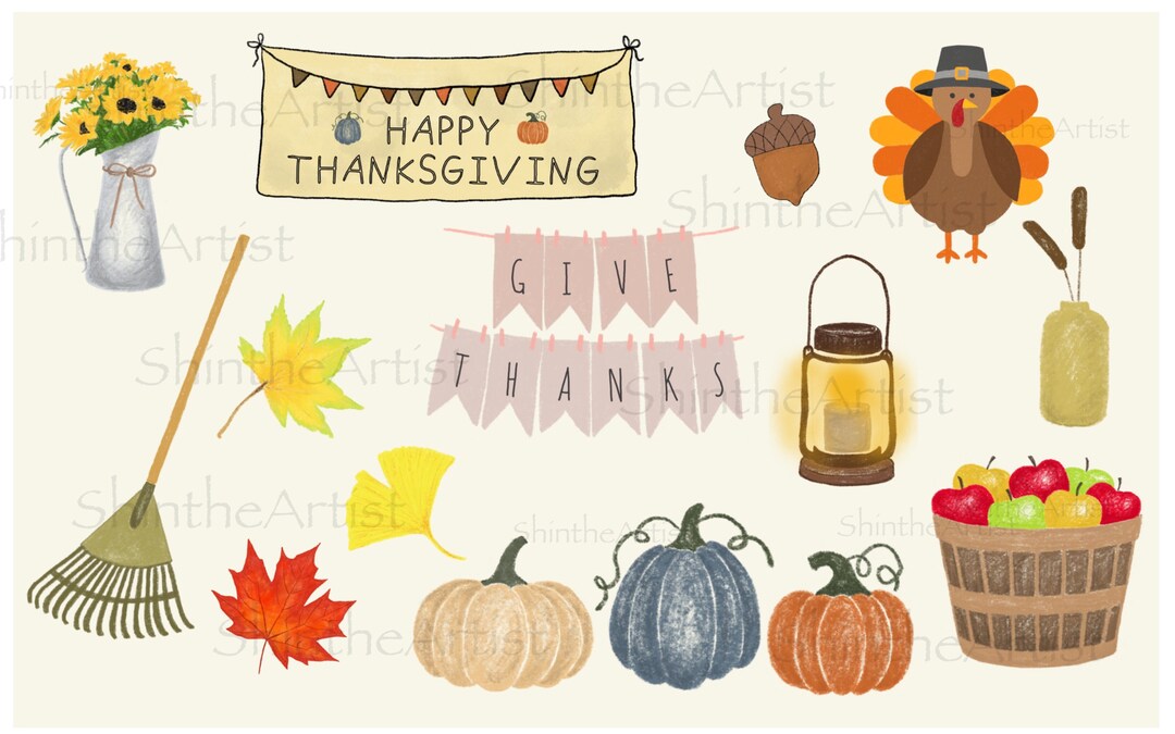 FALL, Digital Stickers - Hand Drawn, Pngs, Goodnotes, Digital Planner ...