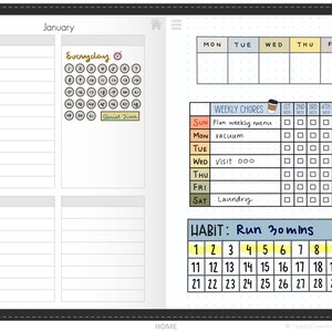 PLAN TRACK, Digital Stickers - Hand Drawn, Pre-cropped Pngs, Goodnotes ...
