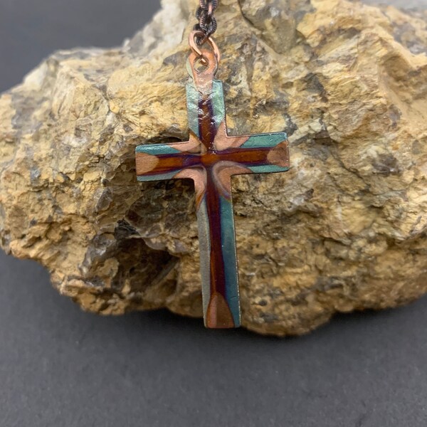 Copper Cross - Etsy