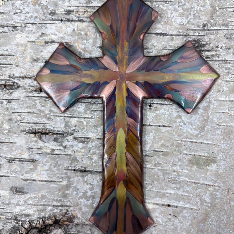 Copper Cross - Etsy