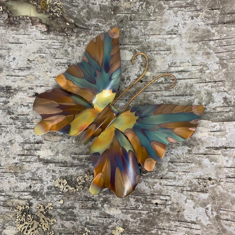 Metal Butterfly Wall Art - Etsy