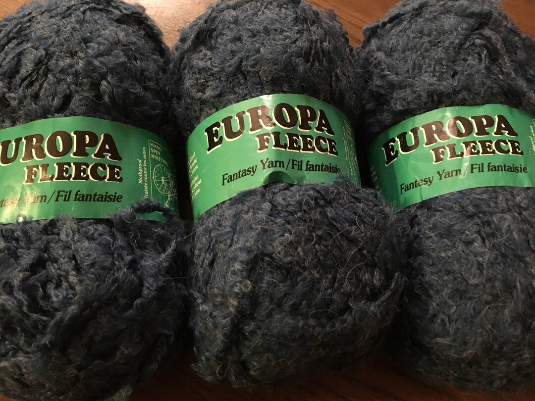 Europa Fleece Fantasy Yarn by David Grains Deep Teal/blue - Etsy