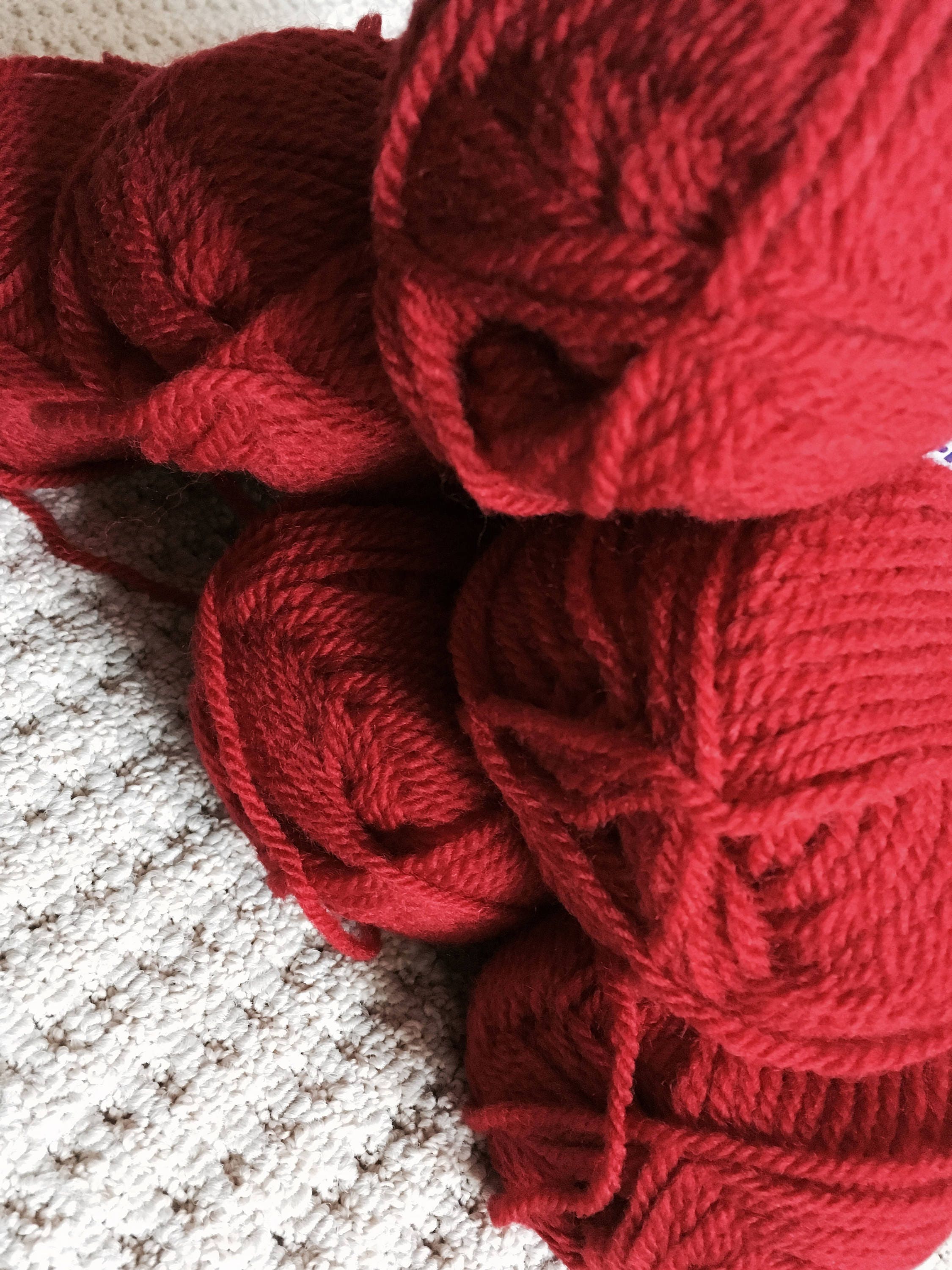 Pingostar by Pingouin in Red - Wool Acrylic Blend - Made in France - Etsy