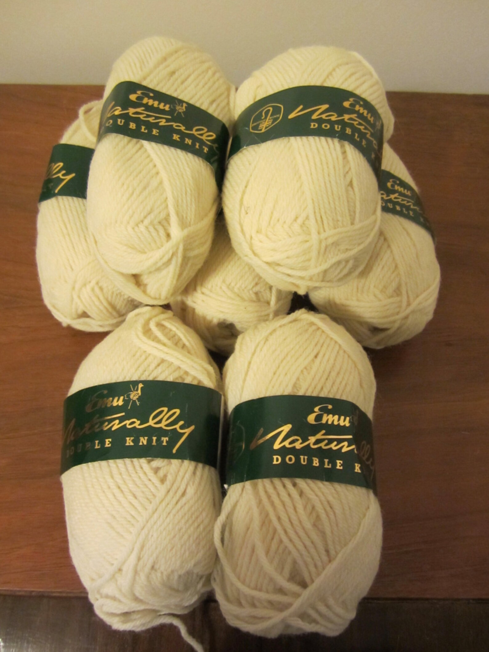 Naturally Double Knit by Emu 100% Wool Made in England - Etsy