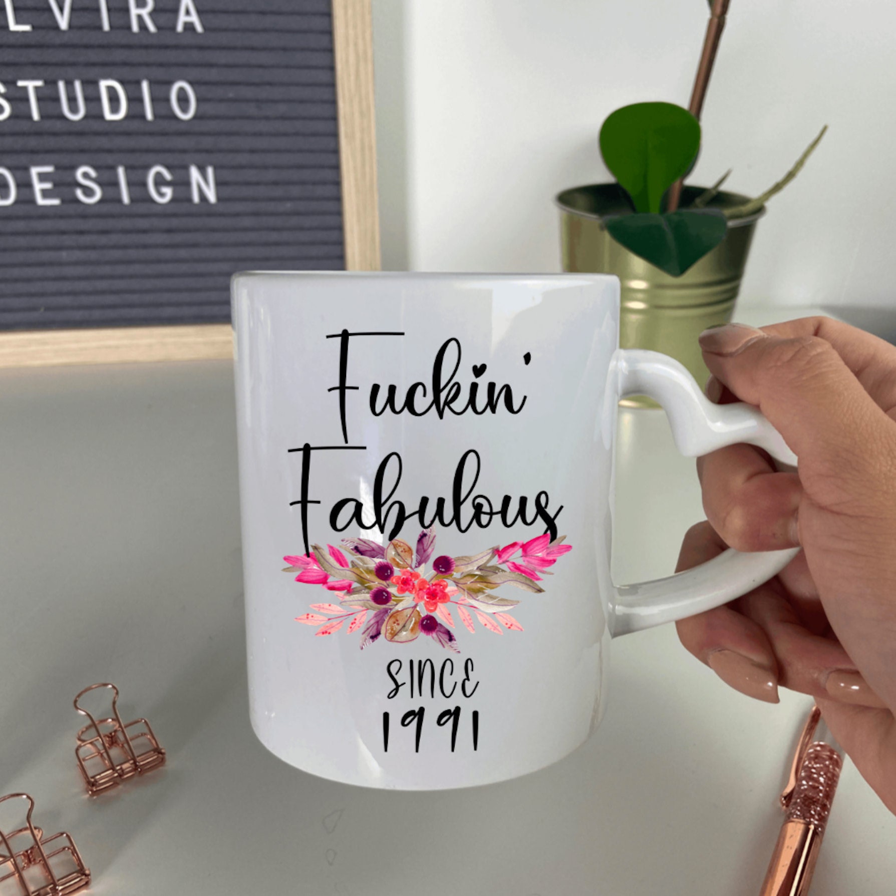 Personalized Birthday Mug Custom Mug 50th birthday gift for | Etsy