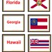 A4 Flash Cards. Printable Flags of the World. United States Flags Flash ...