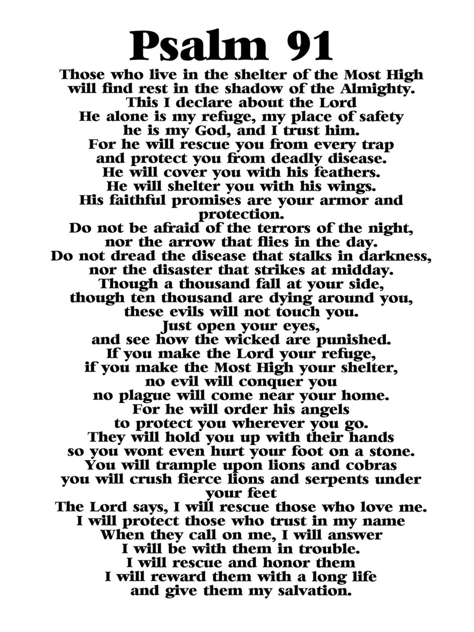 Psalm 91 Gebetskarten In NLT Kreditkartengr e MiniTasche Etsy de