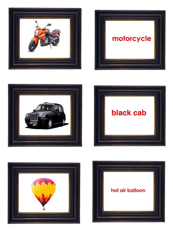 A4 Flash Cards. PDF PRINTABLE Toddler Learning Cards.. | Etsy