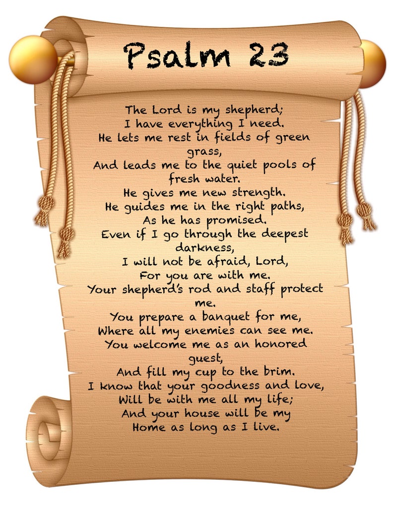 Psalm 23 Der HERR Ist Mein Hirte Wanddekor Bibel Druckbare Etsy Psalm 23 Der HERR Ist Mein Hirte Wanddekor Bibel Druckbare Etsy
