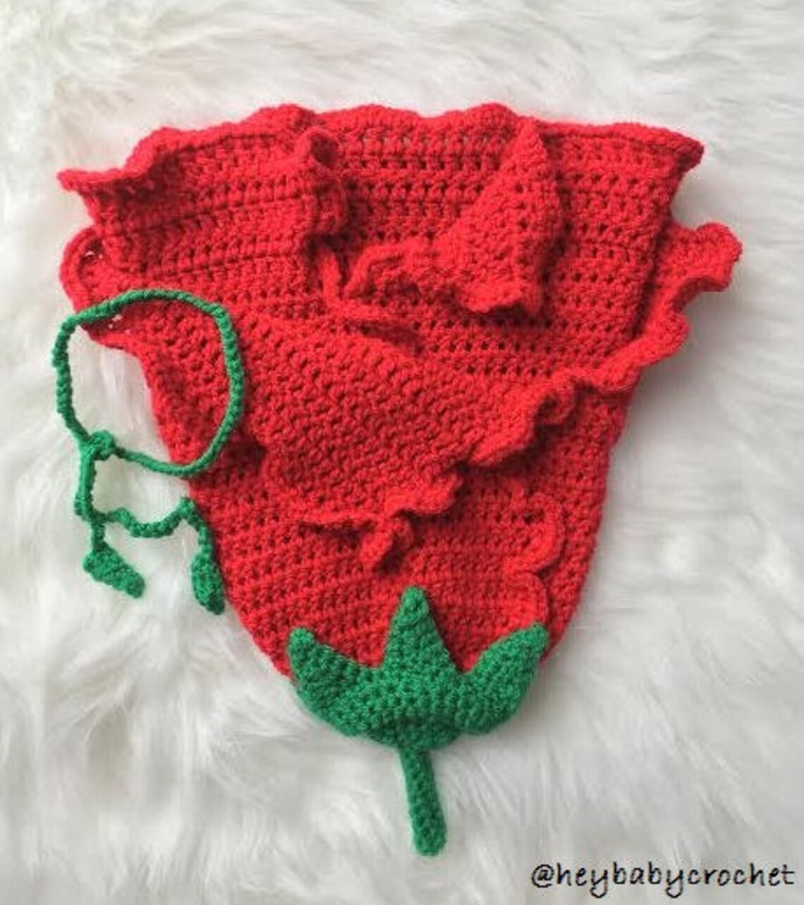 PDF - Rosebud Cocoon Photo Prop Crochet Pattern - Etsy
