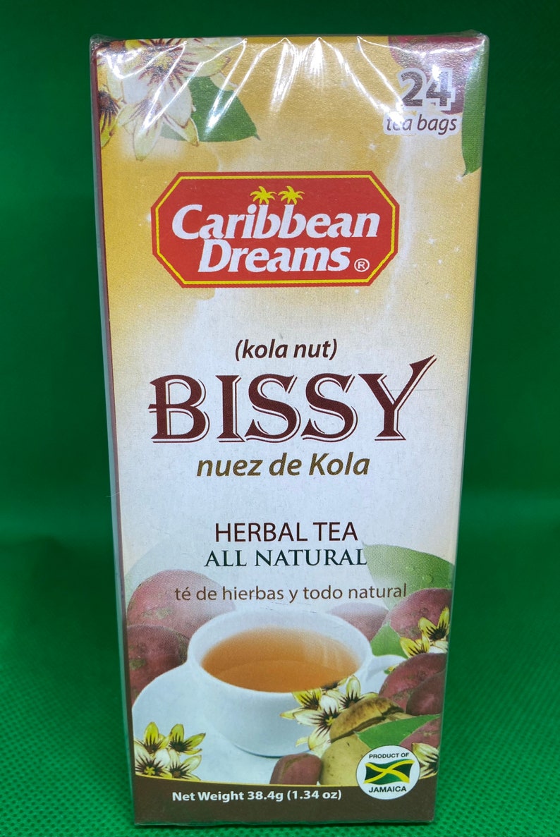 Jamaican Bissy Herbal Tea Bags: All Natural, Grown in Jamaica (24 ...