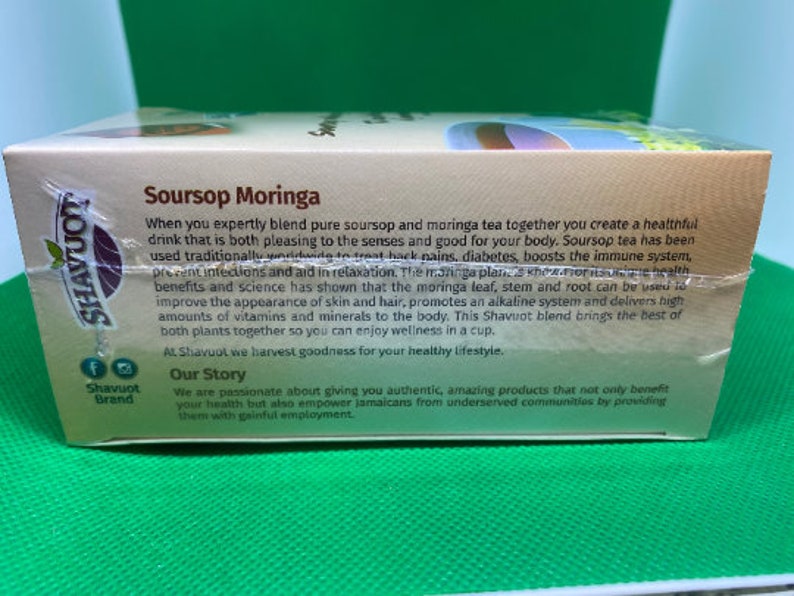 Jamaican Soursop & Moringa Tea by Shavuot Farms - Etsy