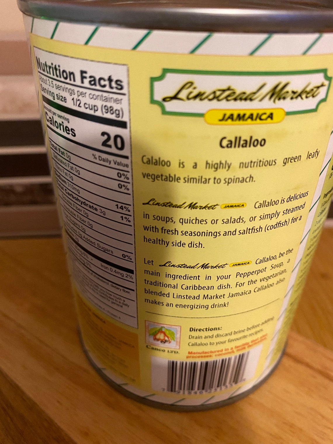 Linstead Market Callaloo - Etsy