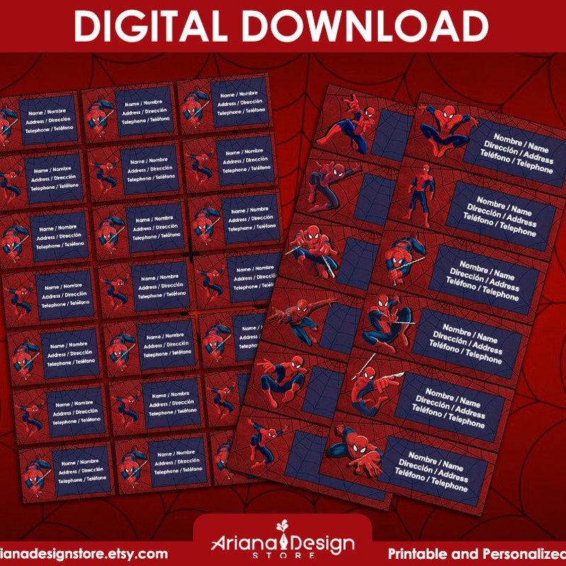 Spiderman sticker - Etsy México