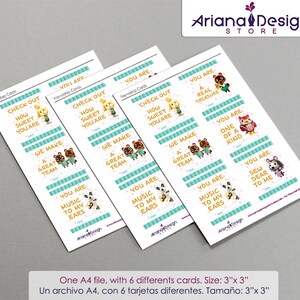 Animal Crossing Valentine's Day Card, Animal Crossing Friendship Card ...