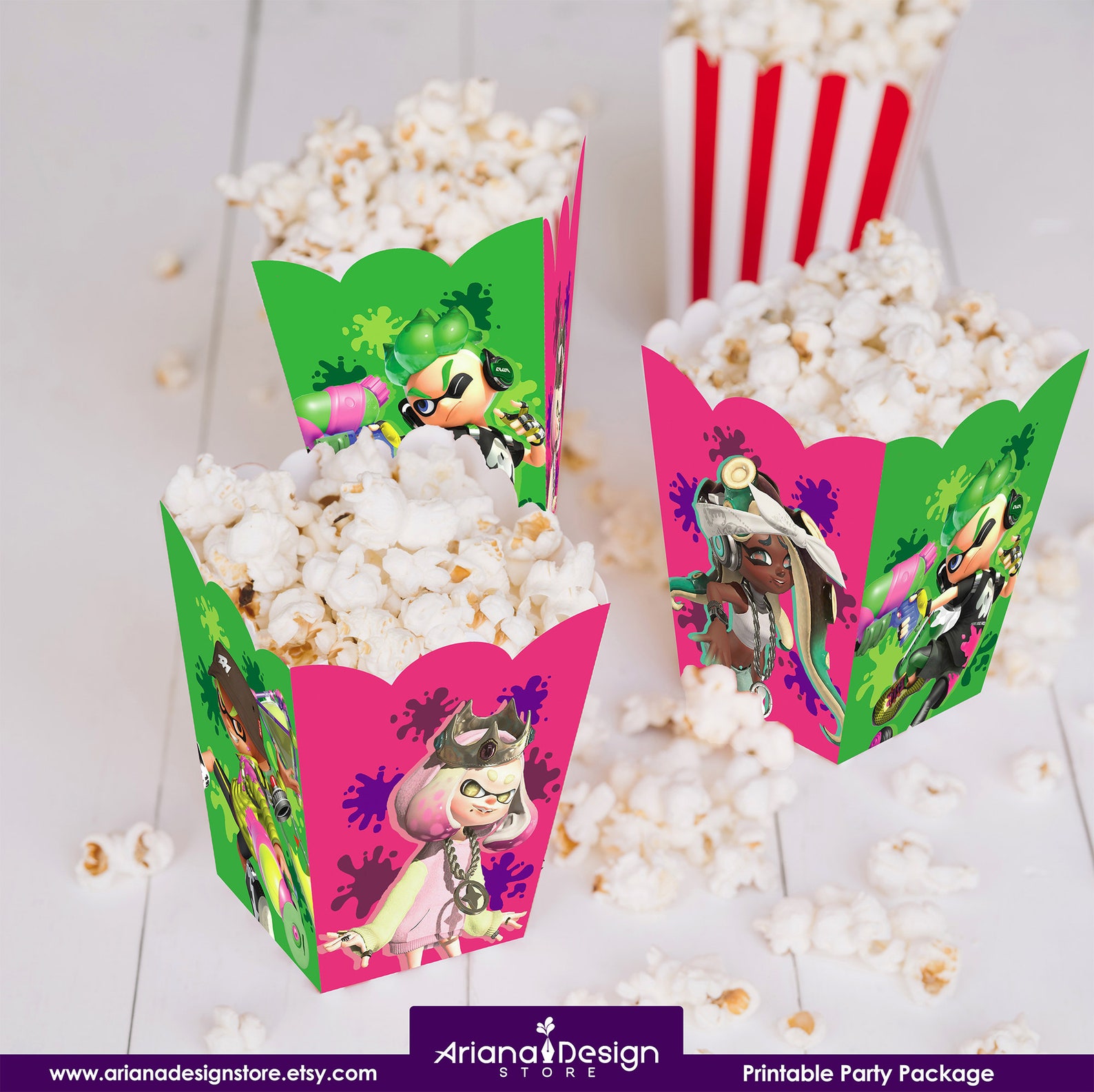 Splatoon Party Decorations | Splatoon Birthday Party | Splatoon Party ...