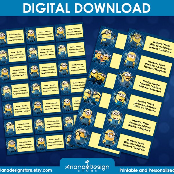 Minions Party Supplies - Etsy