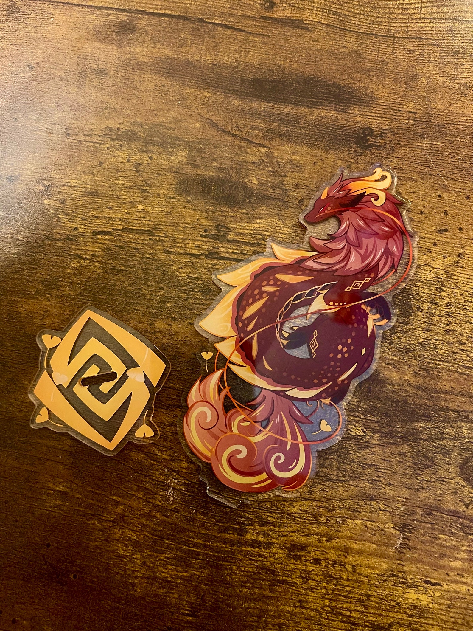 Morax / Rex Lapis / Zhongli 6 Inch Dragon Acrylic Standee - Etsy