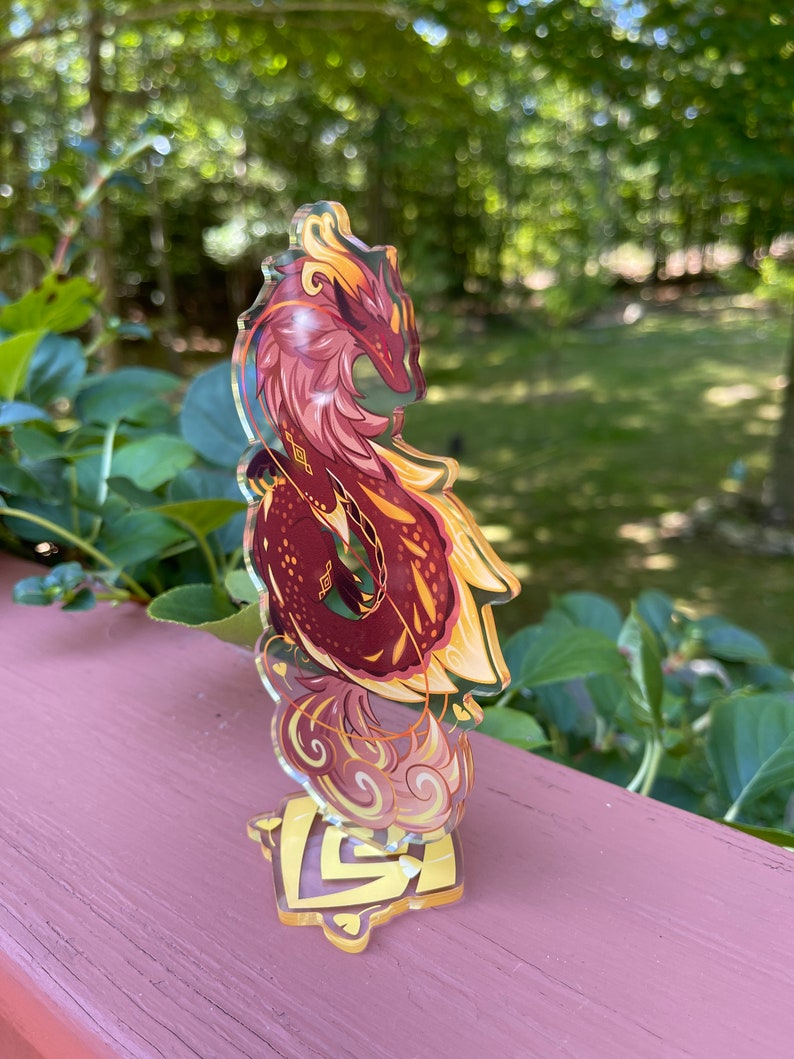 Morax / Rex Lapis / Zhongli 6 Inch Dragon Acrylic Standee - Etsy