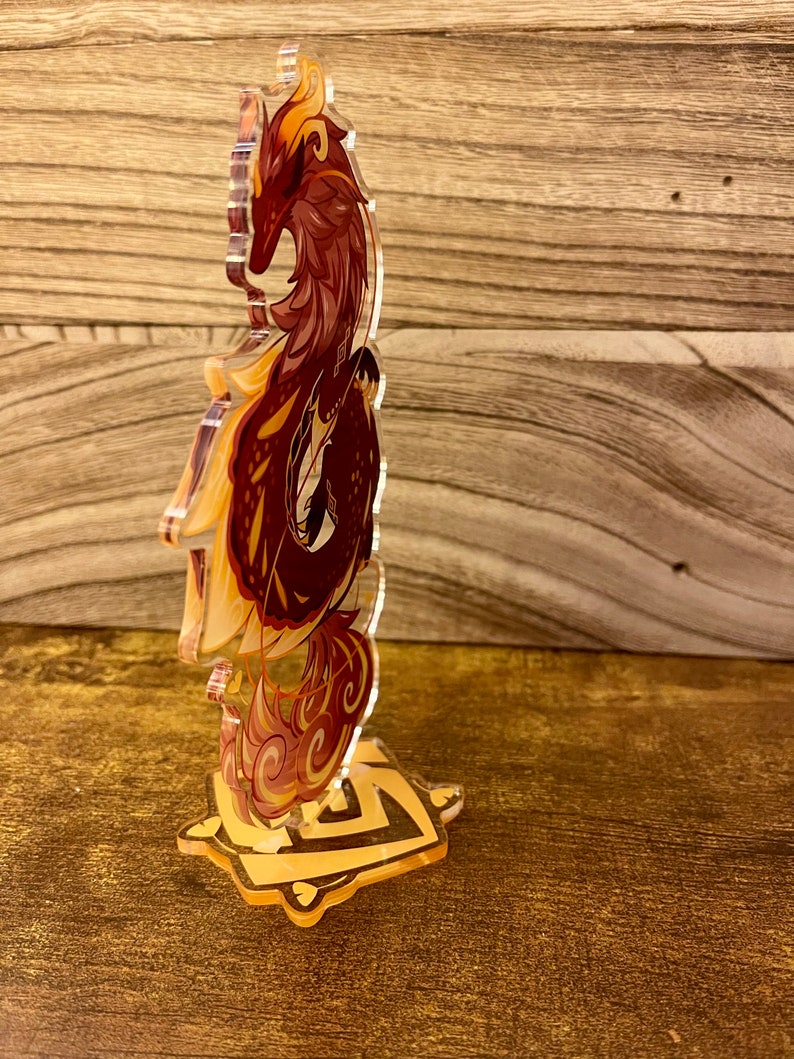 Morax / Rex Lapis / Zhongli 6 Inch Dragon Acrylic Standee - Etsy