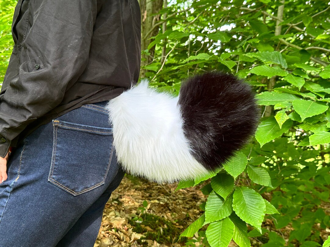 Any Color Fluffy Furry Perky Bouncy Wolf or Fox Tail Cosplay Fursuit ...