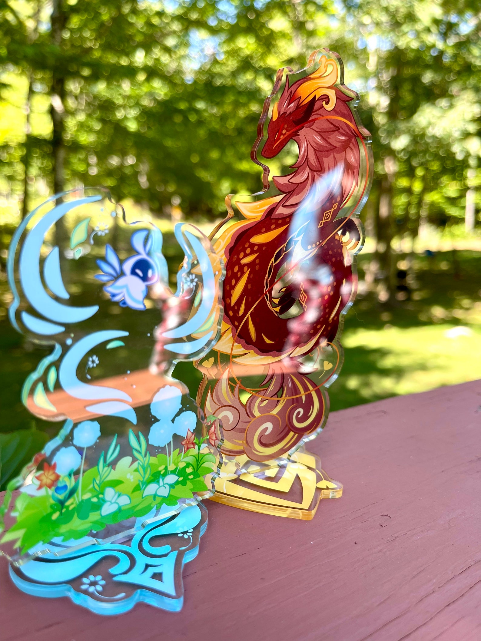 Morax / Rex Lapis / Zhongli 6 Inch Dragon Acrylic Standee - Etsy