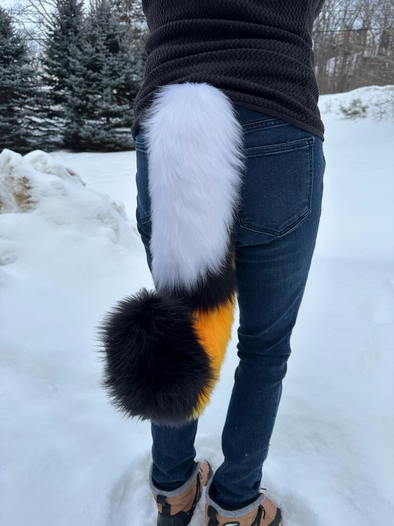 Any Color Calico Fluffy Furry Cat Kitty Tail Cosplay Fursuit Fully ...