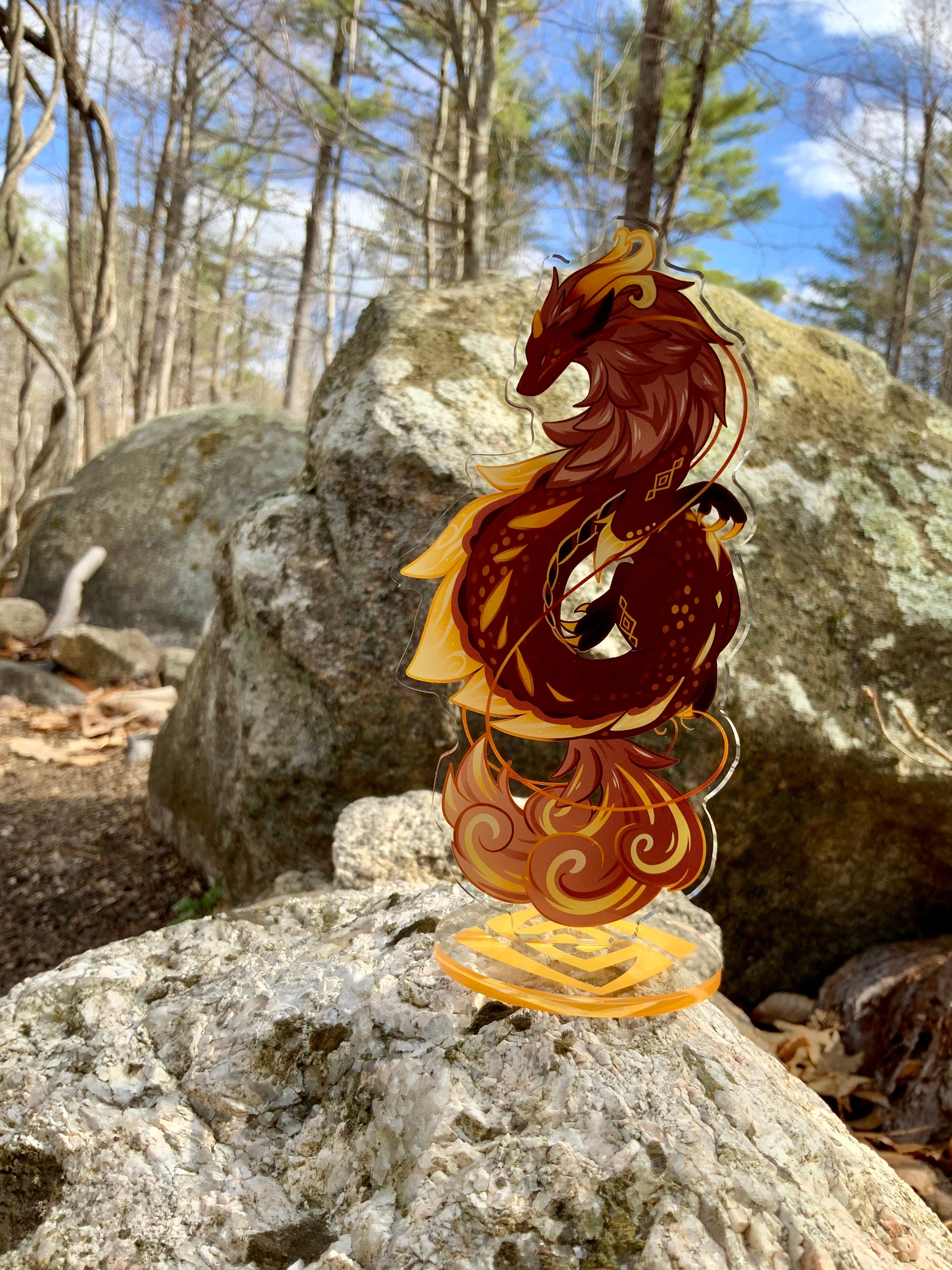 Morax / Rex Lapis / Zhongli 6 Inch Dragon Acrylic Standee | Etsy