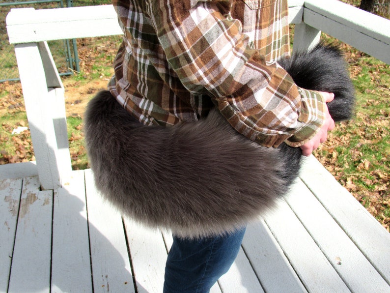 Any Color Fluffy Long Canine Wolf Tail Furry Cosplay Fursuit Plush ...