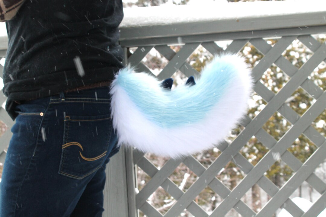 Fluffy Furry Any Color Bouncy Dragon Tail Extra Plush Minky Spikes Cute ...