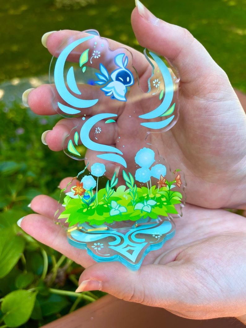 Venti / Barbatos Wind Spirit Acrylic Standee - Genshin Impact Charm - Etsy