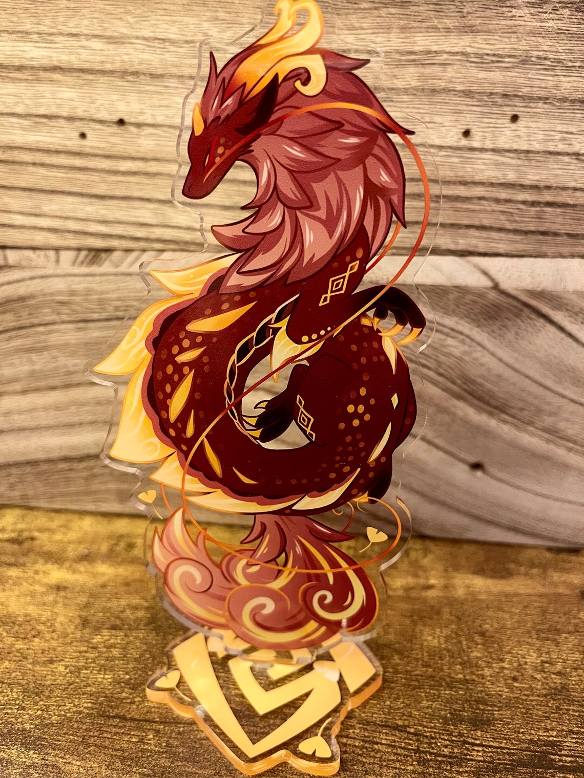 Morax / Rex Lapis / Zhongli 6 Inch Dragon Acrylic Standee - Etsy