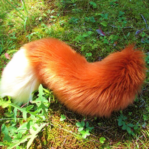 Fluffy Furry Any Color Jumbo Fox Kitsune Cosplay Fursuit Tail - Etsy