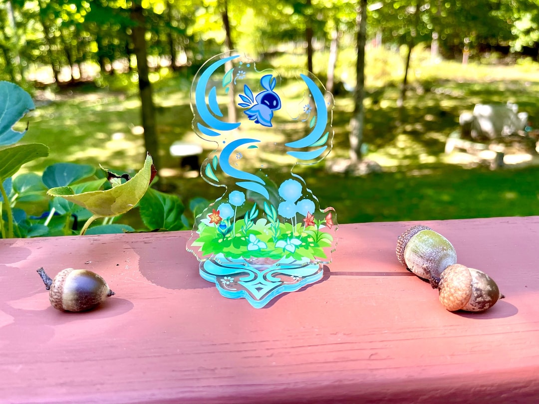 Venti / Barbatos Wind Spirit Acrylic Standee - Genshin Impact Charm - Etsy