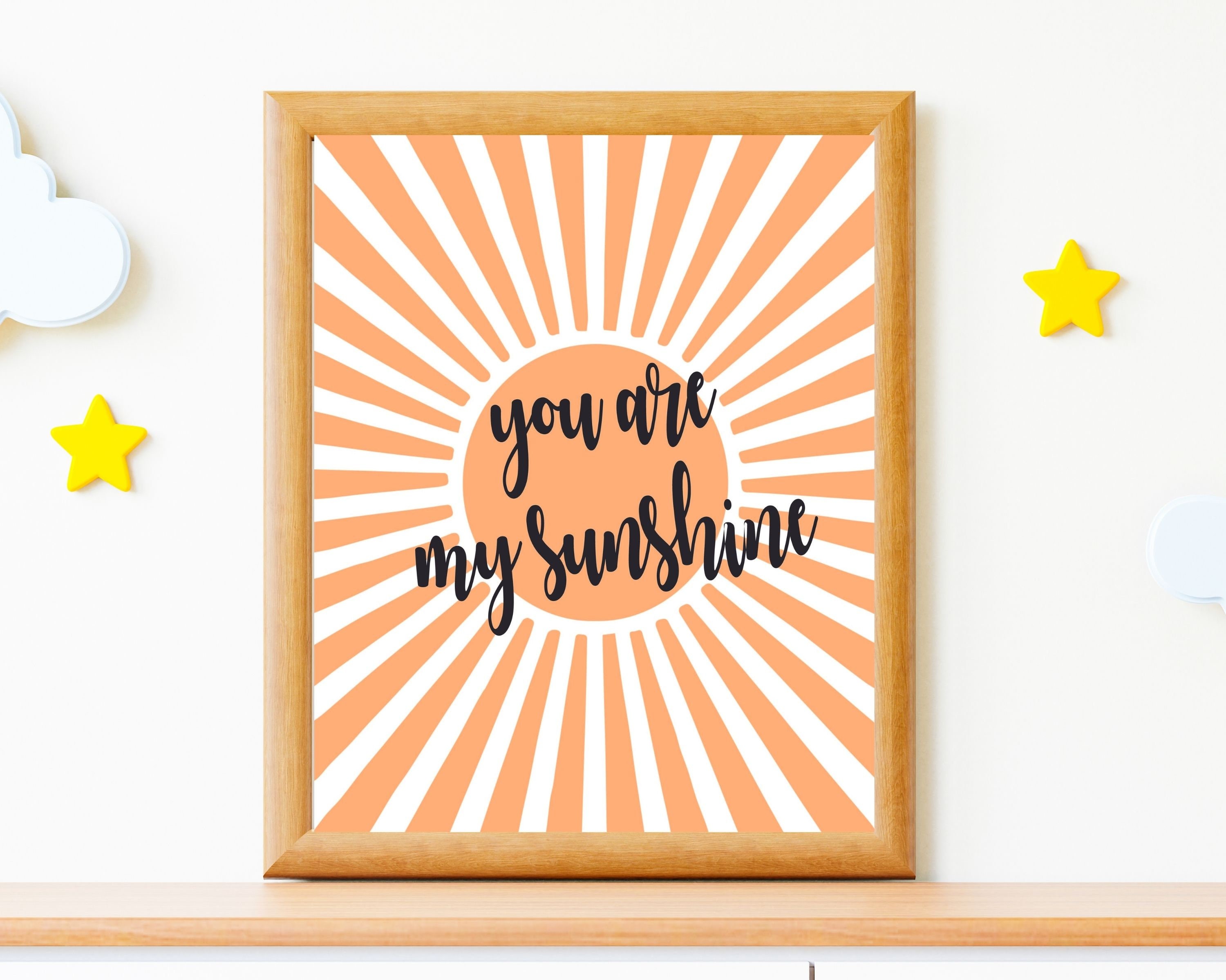 You Are My Sunshine | Kids Room Decor | Educational Posters | Digital ...