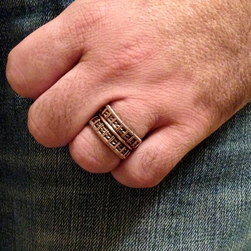TUTORIAL Double Band Twisted Mens Ring Free Bonus Wire - Etsy