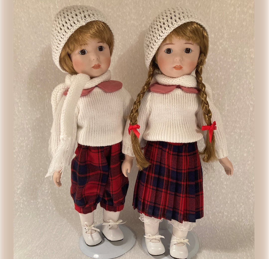 Set of Brother and Sister Heirloom Treasure Dolls - Etsy