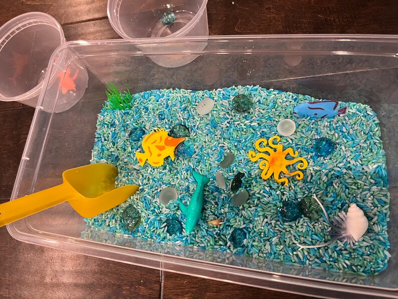 Under the Sea Sensory Rice Kit - Etsy
